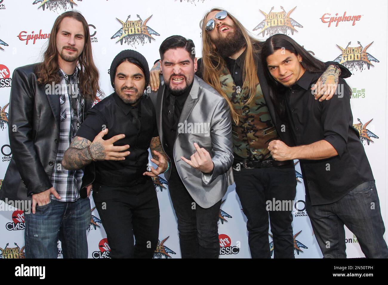 Suicide Silence (Chris Garza, Mark Heylmin, Alex Lopez, Dan Kenny, and ...