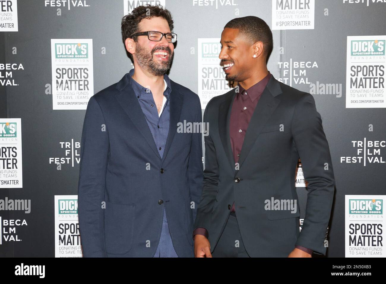 Director Judd Ehrlich and Actor Michael B. Jordan arrive at "We Could Be King" Premiere at the ...