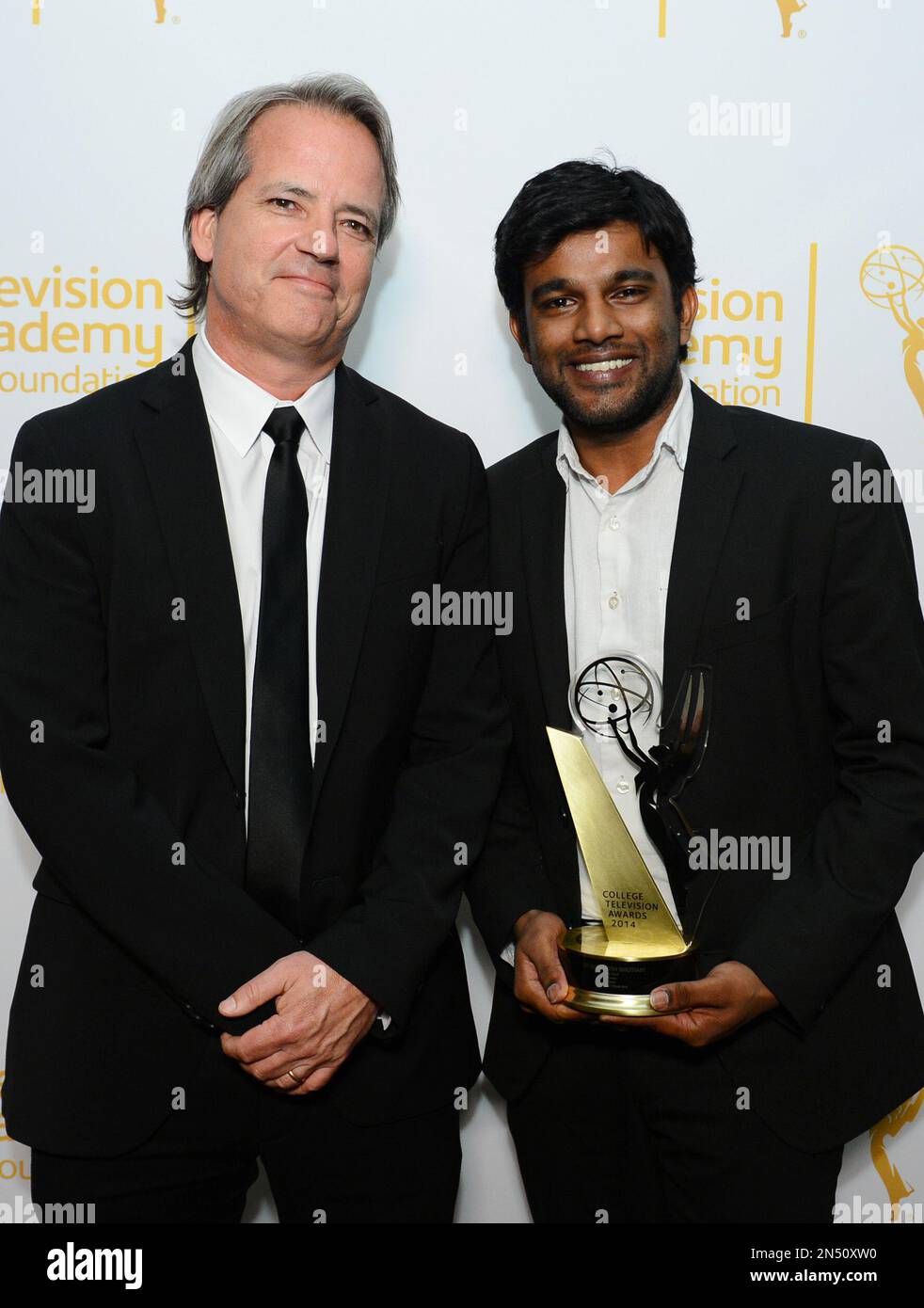 Graham Yost, left, and Shubhashish Bhutiani, of School of Visual Arts ...