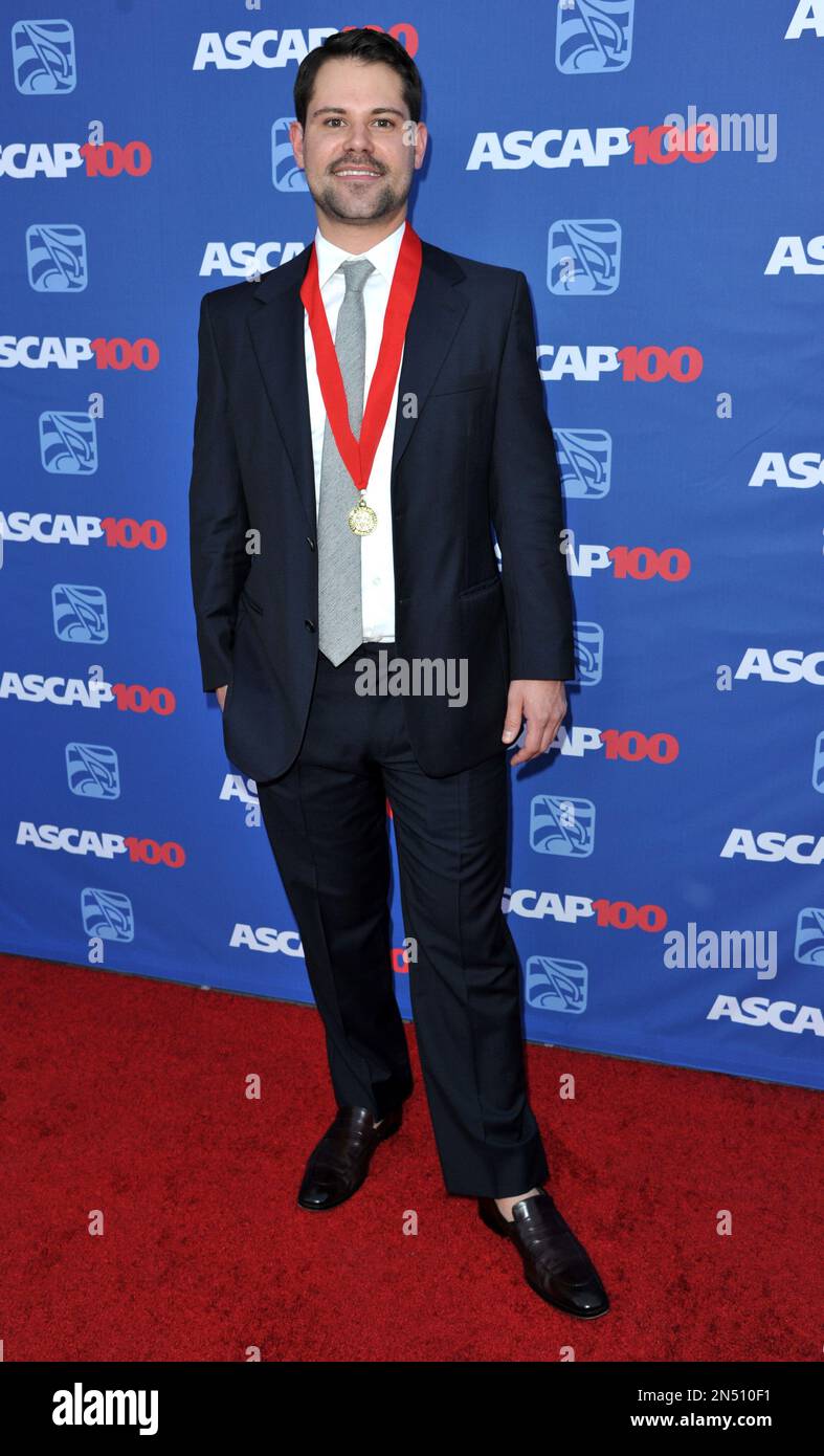 Derek Fuhrmann arrives at the 31st Annual ASCAP Pop Music Awards at the ...