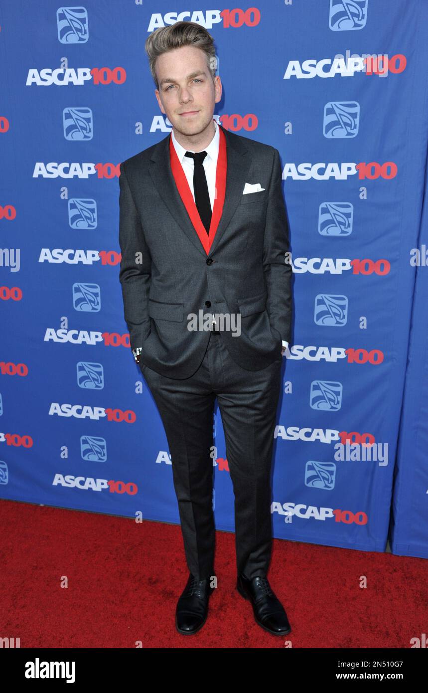Greg Holden arrives at the 31st Annual ASCAP Pop Music Awards at the ...