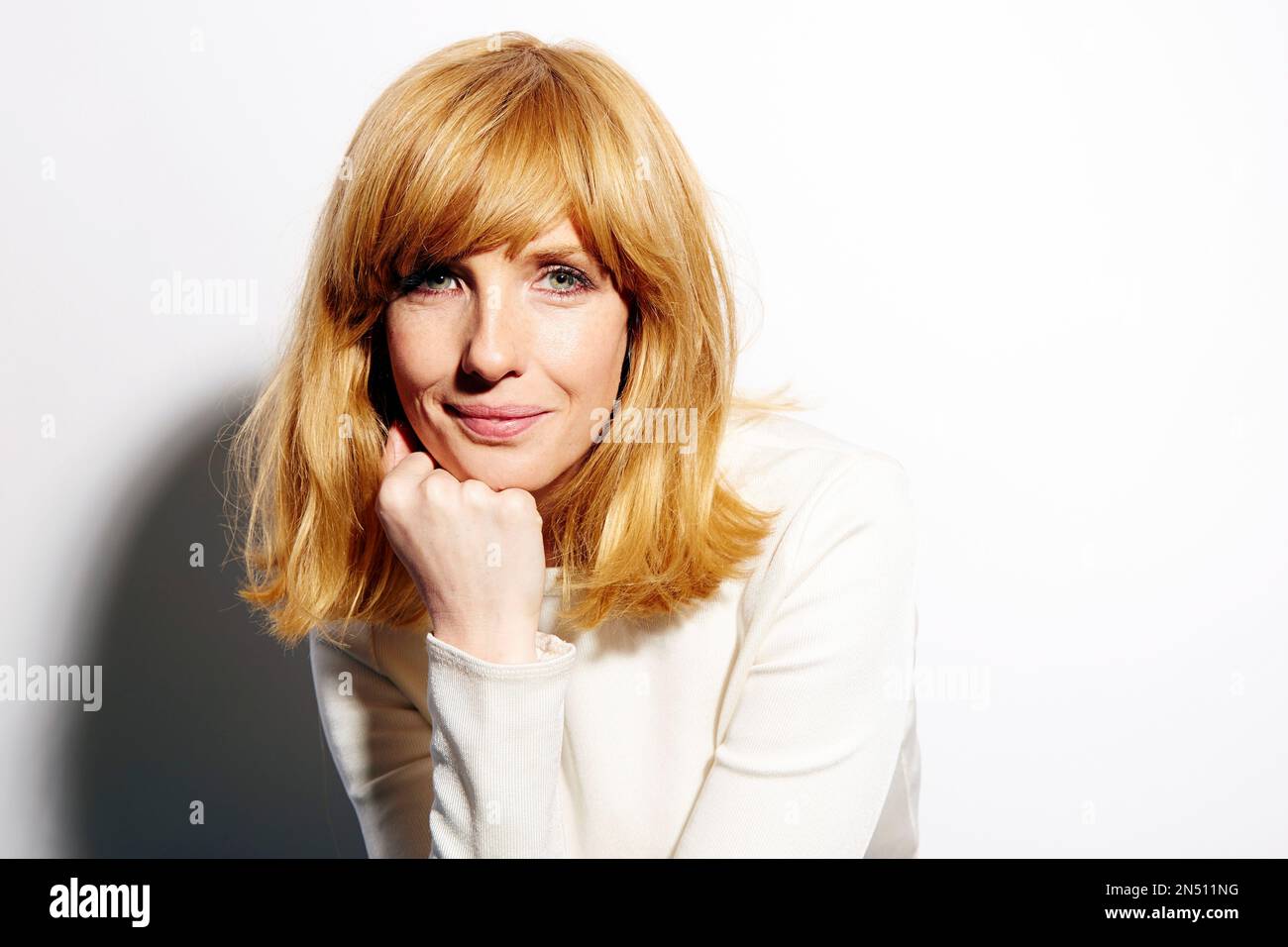 English actress Kelly Reilly poses in promotion of her upcoming role in ...
