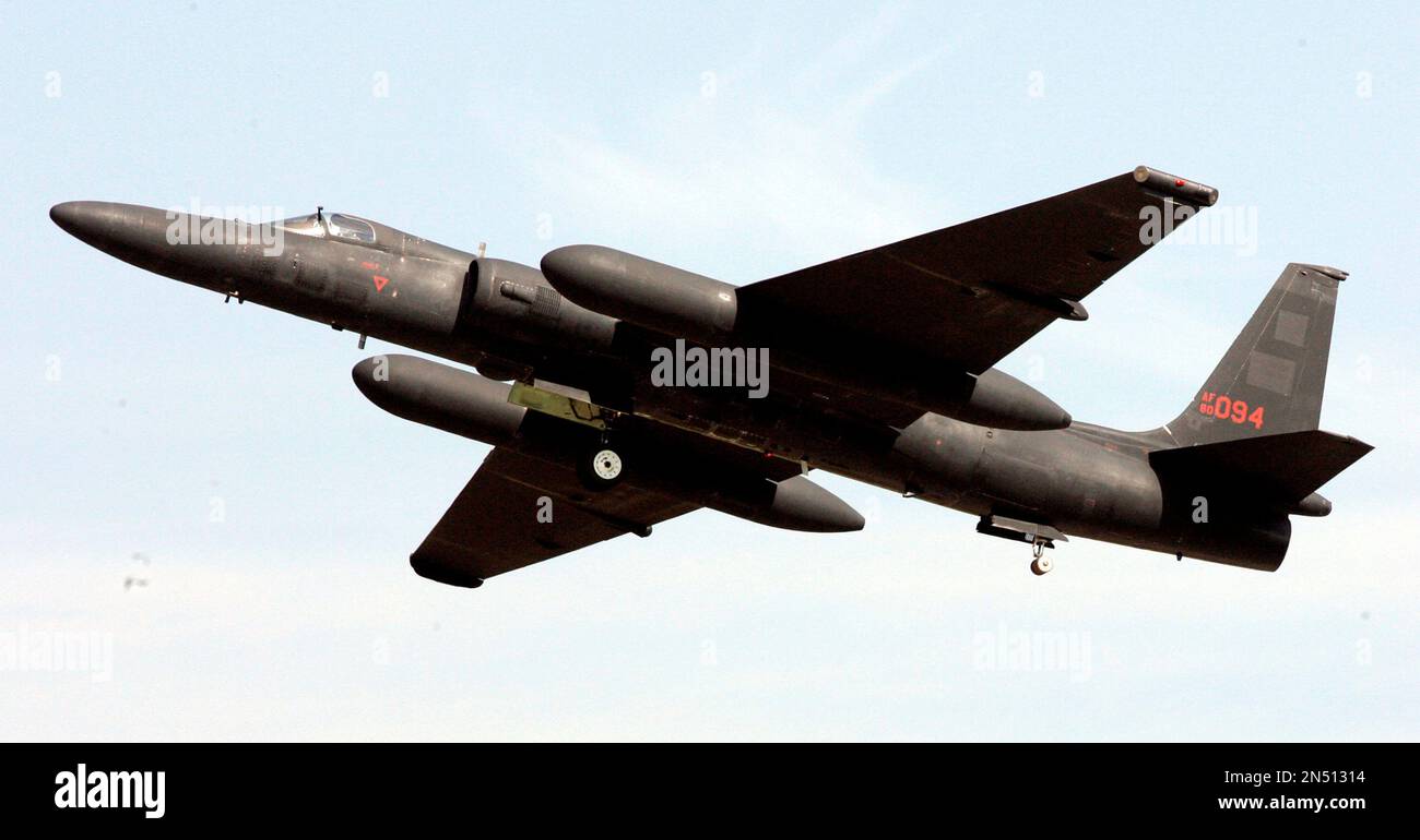 FILE - This Oct. 12, 2008 file photo shows a U.S. U2 reconnaissance ...