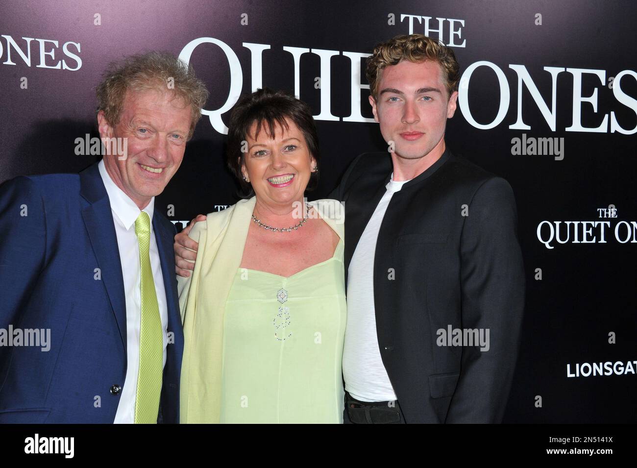 Rory Fleck-Byrne, at right, seen at the LA premiere of The Quiet Ones ...