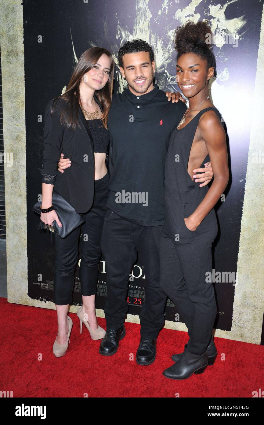 Ashley Ceaser, from left, Cory Wharton, and Arielle Scott seen at the ...