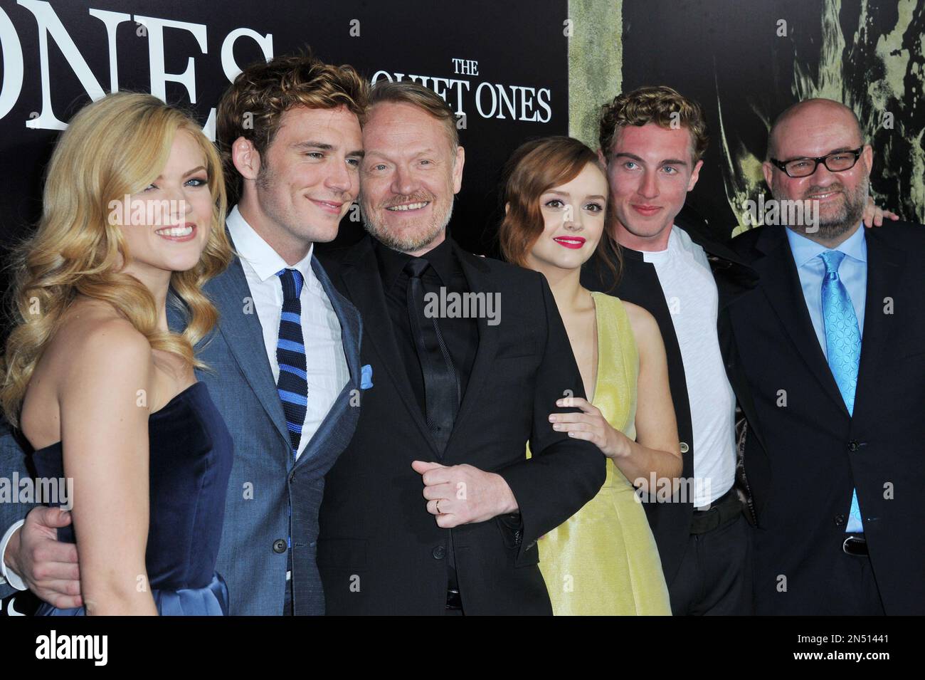 Erin Richards, from left, Sam Claflin, Jared Harris, Olivia Cooke, Rory ...