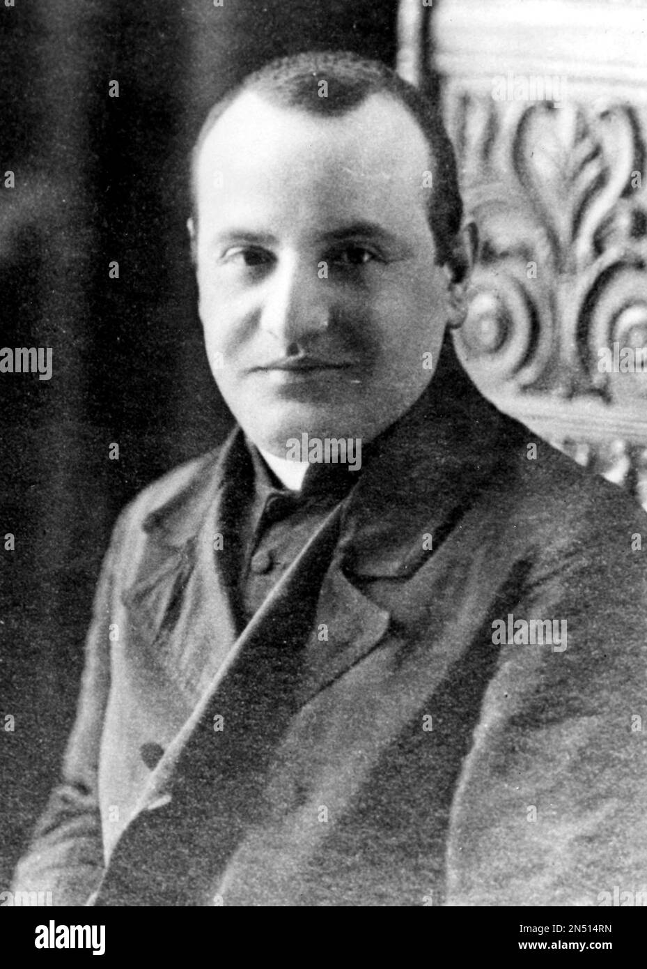 FILE - This 1913 file photo shows a portrait of the Rev. Angelo ...