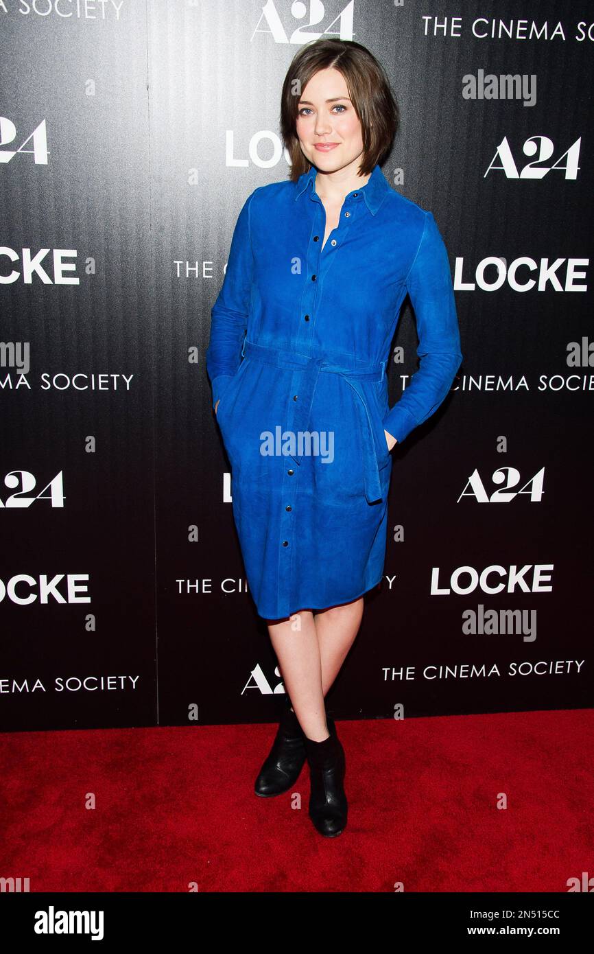 Megan Boone attends the premiere of "Locke" hosted by A24 and The ...
