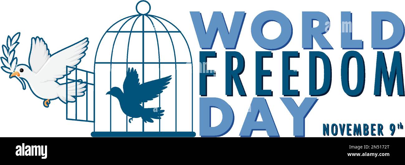 World Freedom Day Banner Design illustration Stock Vector Image & Art ...