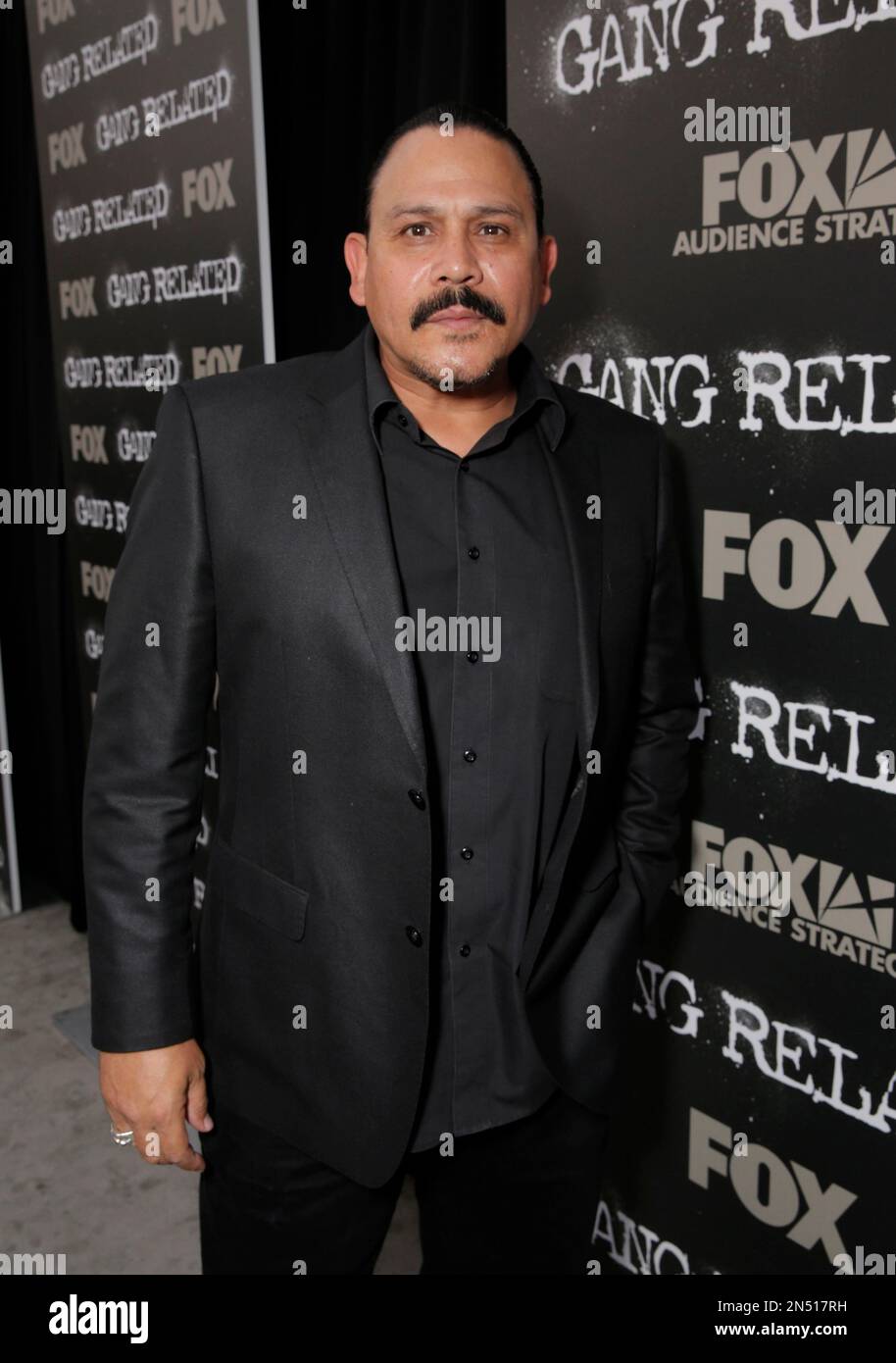 Cast member Emilio Rivera arrives at the GANG RELATED Premiere ...