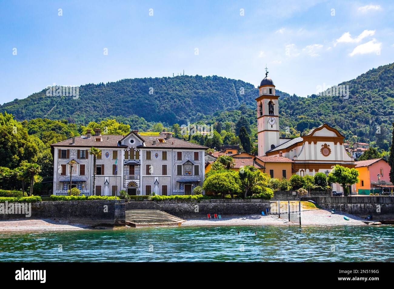 View of Tremezzo village in lake Como, Lombardy, Italy Stock Photo - Alamy