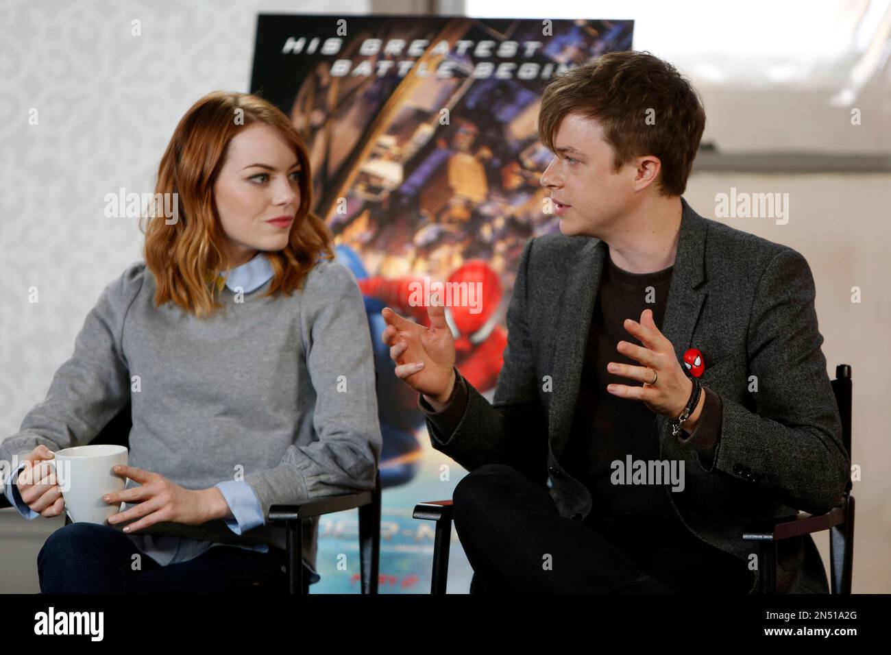 "The Amazing Spider-Man 2" cast at POPSUGAR headquarters in San ...