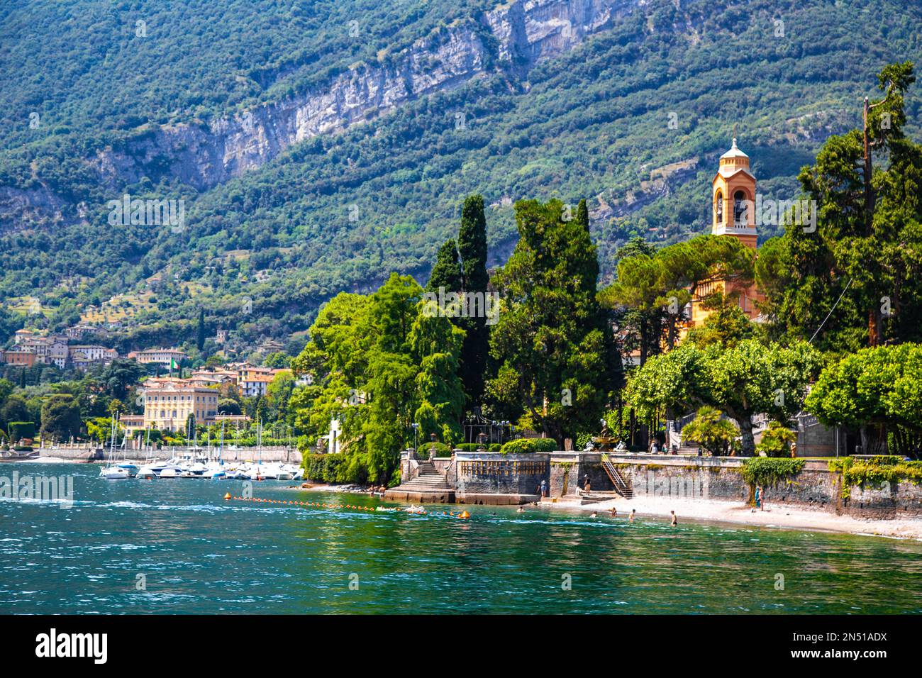 View of Tremezzo village in lake Como, Lombardy, Italy Stock Photo - Alamy
