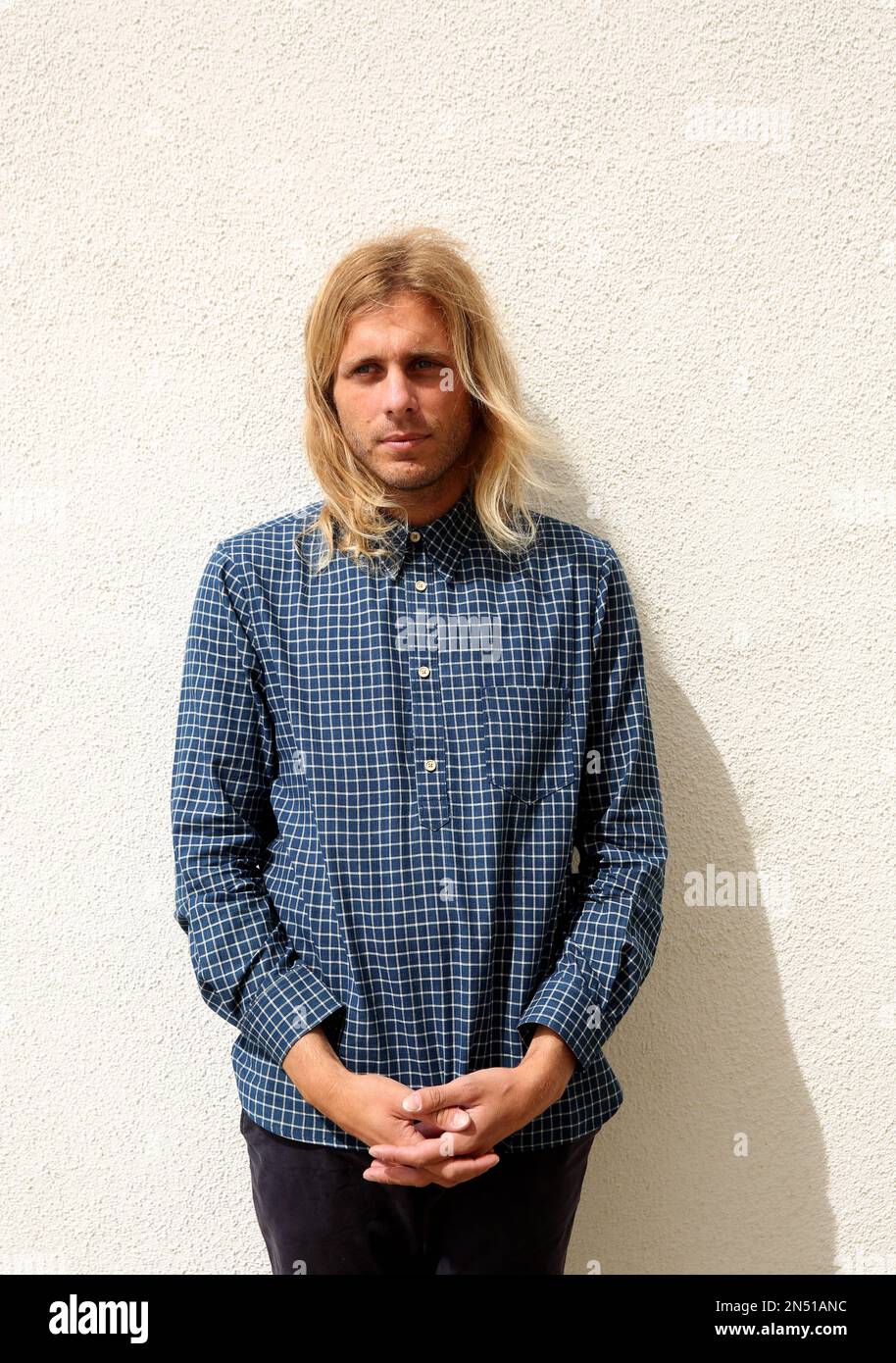 This March 11, 2014 photo shows musician Aaron Bruno of Awolnation in ...