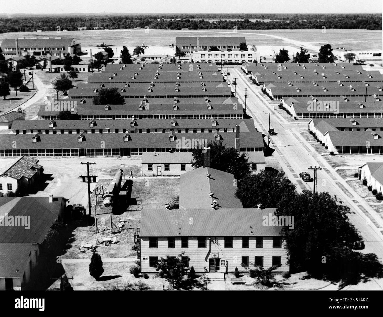 Maxwell Field Air Force Base in Montgomery, Ala., is shown in this 1946 ...