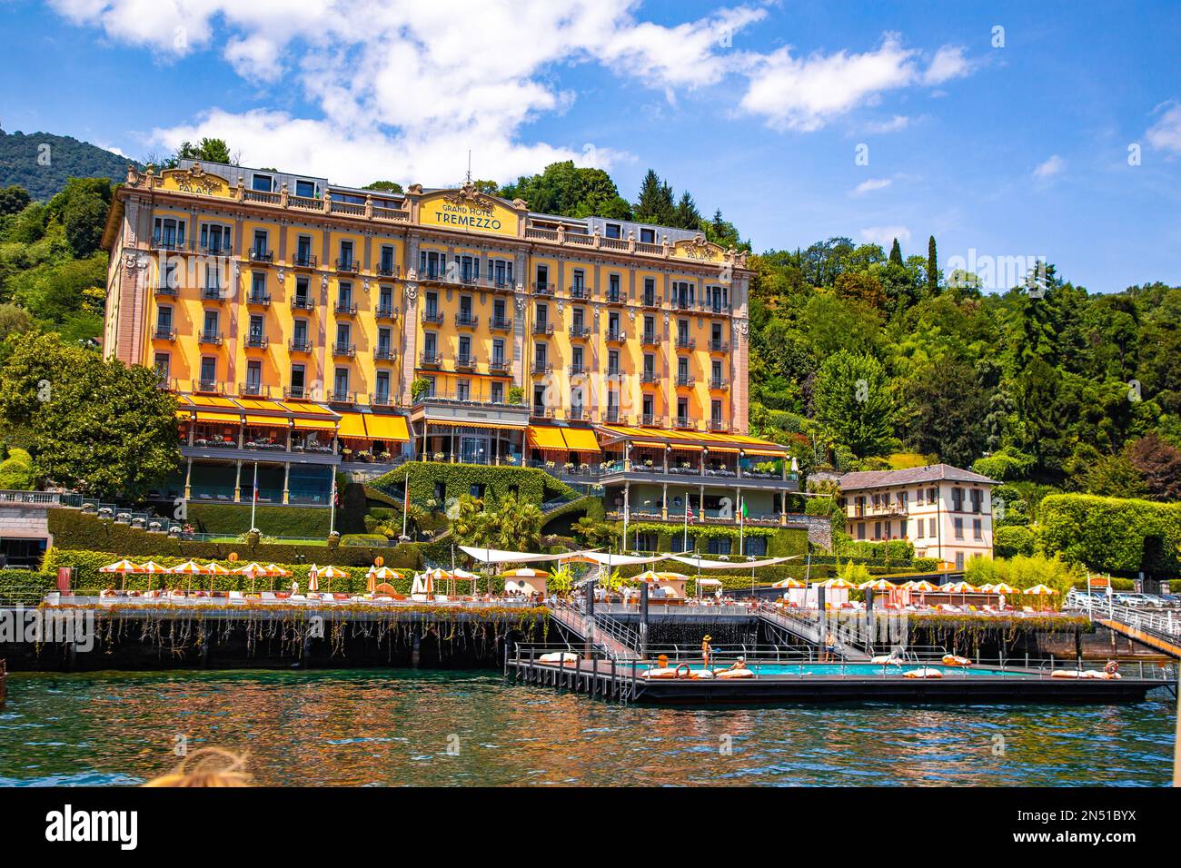 View of Tremezzo village in lake Como, Lombardy, Italy Stock Photo - Alamy
