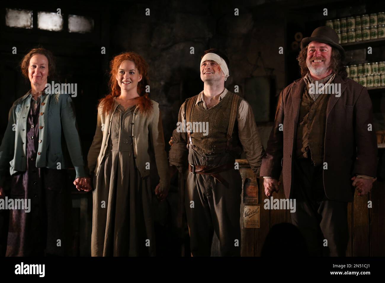 From left, Ingrid Craigie, Sarah Greene, Daniel Radcliffe and Pat ...