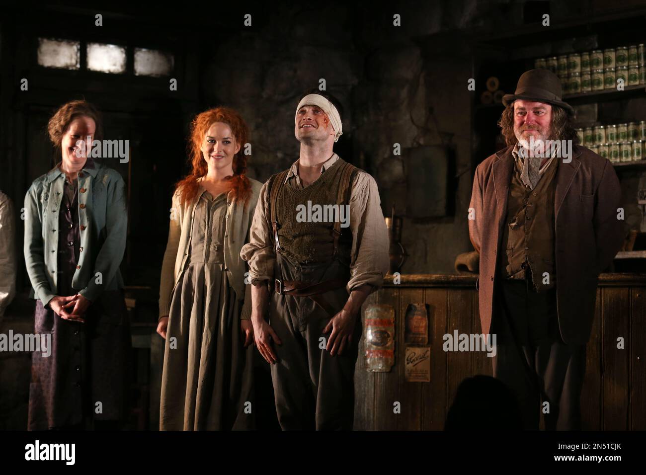 From left, Ingrid Craigie, Sarah Greene, Daniel Radcliffe and Pat ...