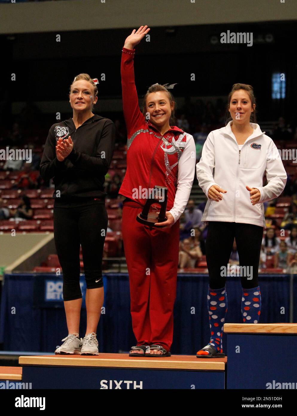 Georgia's Lindsey Cheek, Alabama's Kim Jacob, and Florida's Rheagan ...