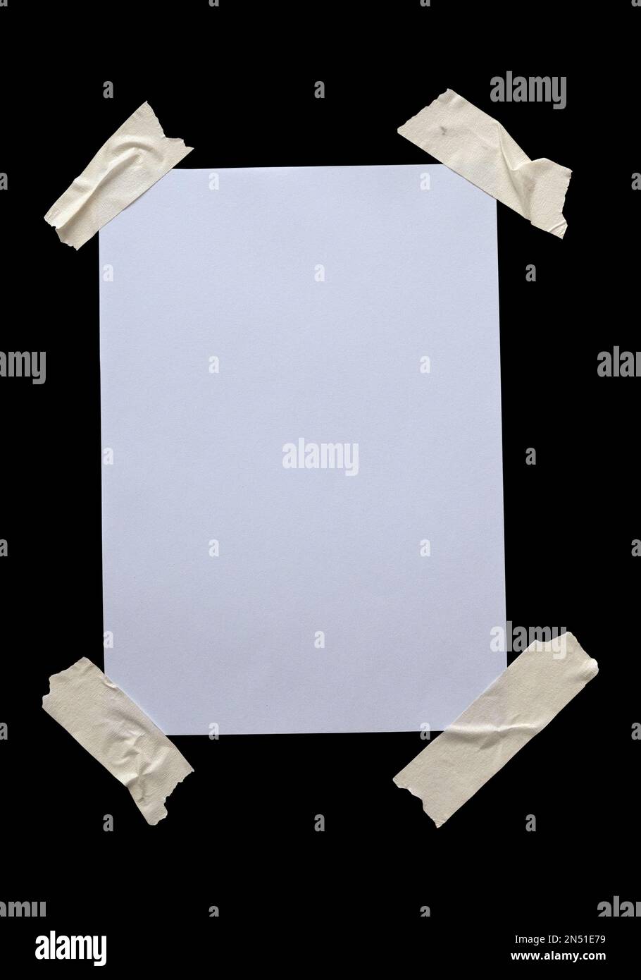 Torn paper stuck with tape hi-res stock photography and images - Alamy