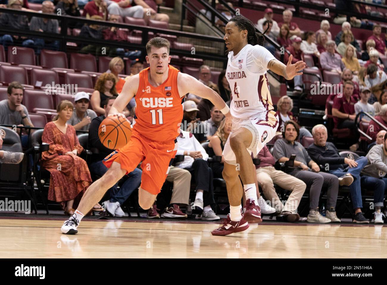 TALLAHASSEE, FL - FEBRUARY 08: Syracuse Orange guard Joseph Girard III ...