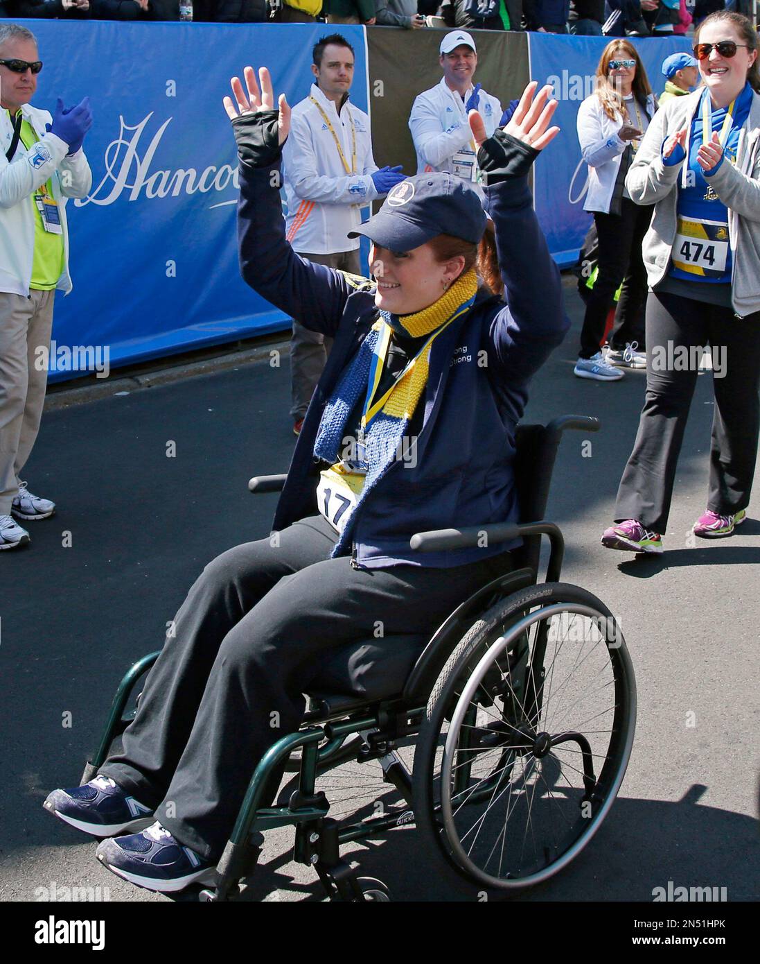 Boston Marathon bombings survivor Erika Brannock, a teacher from ...