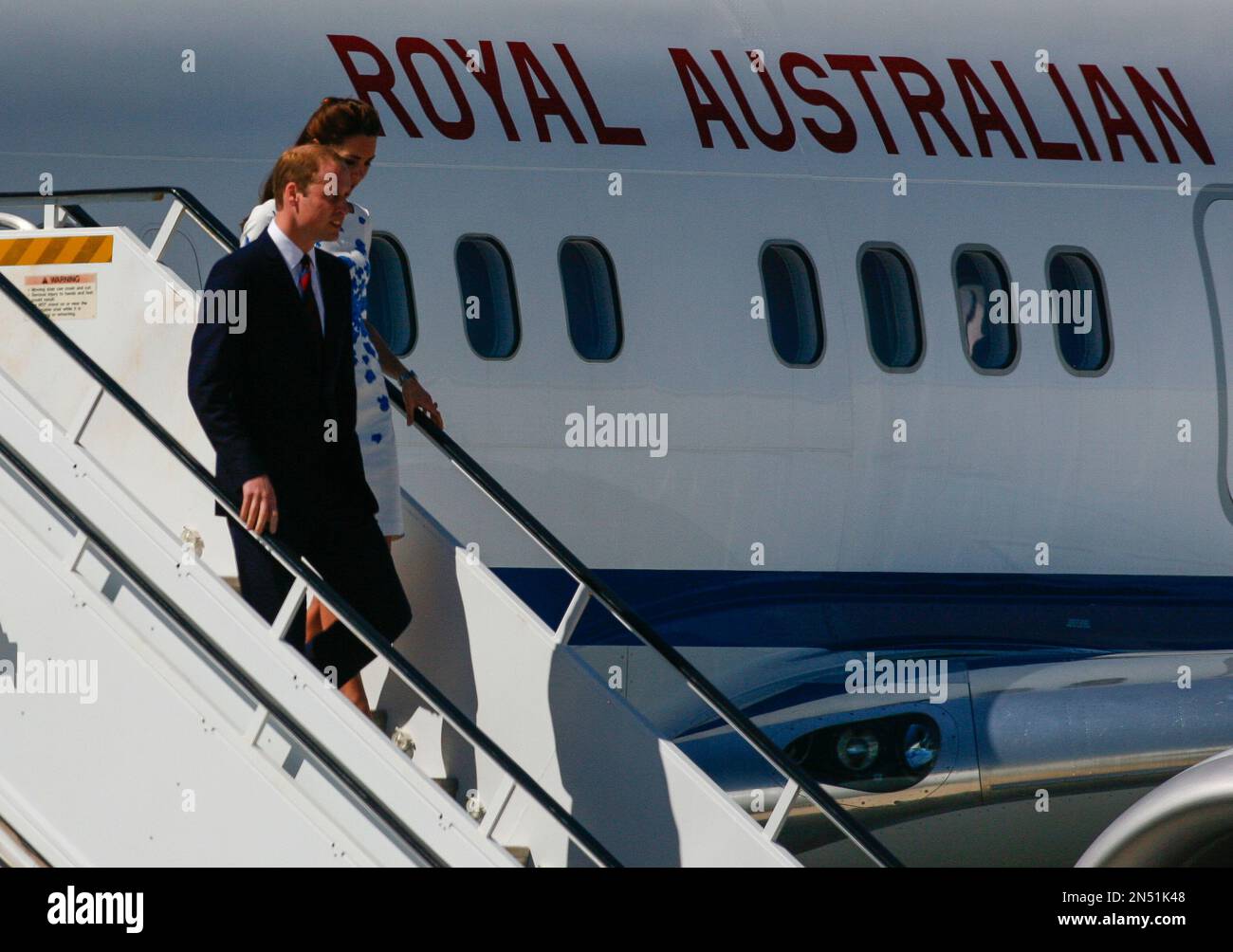 Britain's Prince William and his wife, Kate leave an Royal Australian ...