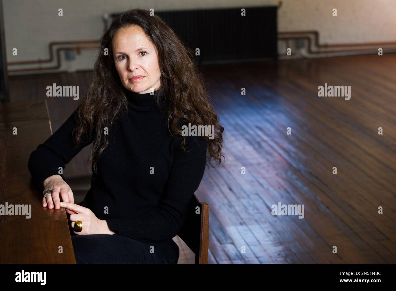 Johanna Hamilton poses for a portrait on Wednesday, April 16, 2014 in ...
