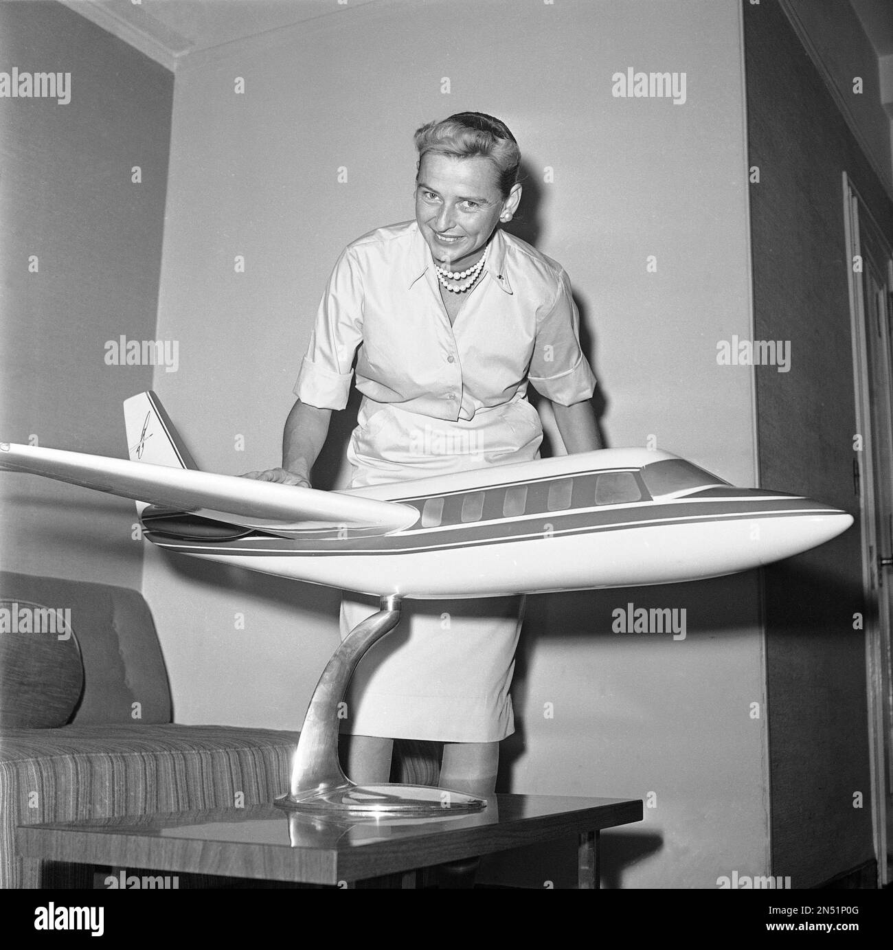Jerrie Cobb of Oklahoma, first woman to undergo tests for space travel ...