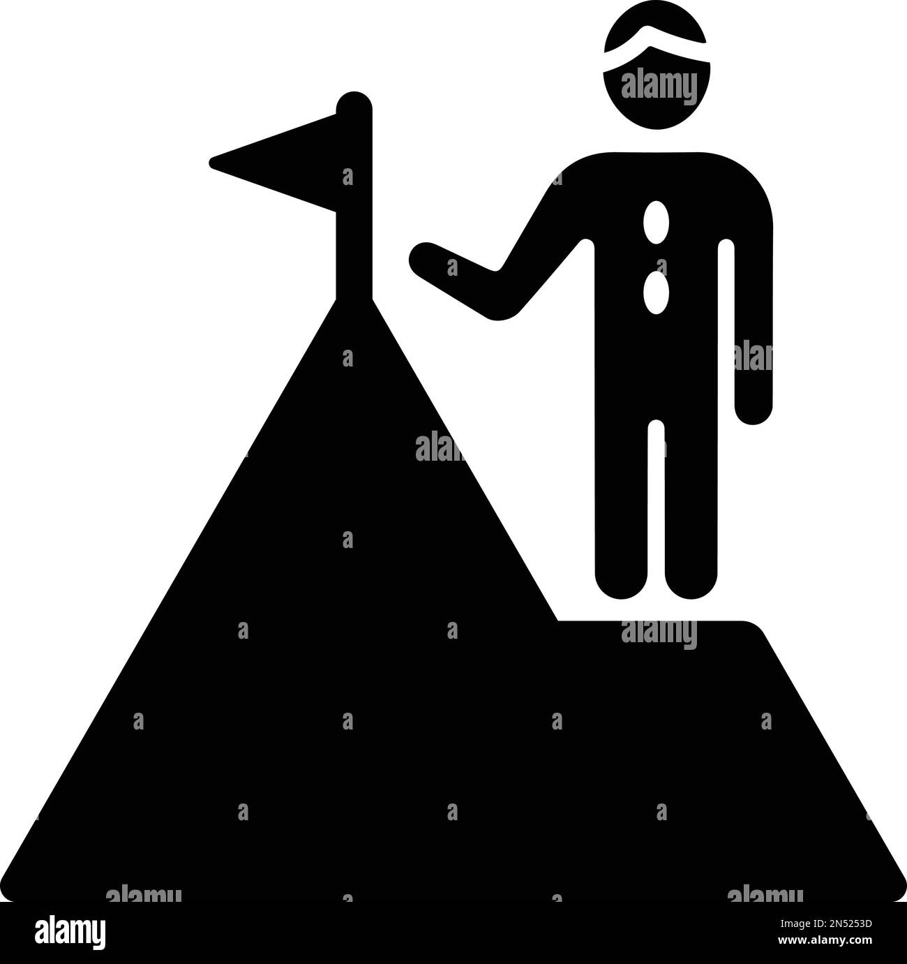 Accomplished, mission icon - Use for commercial purposes, print media ...