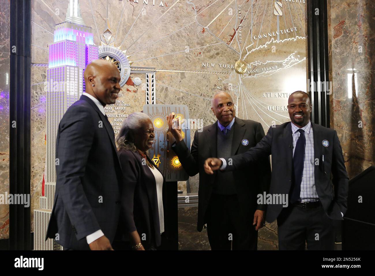 MLB Network analyst Cliff Floyd, Sharon Robinson, daughter of Jackie ...