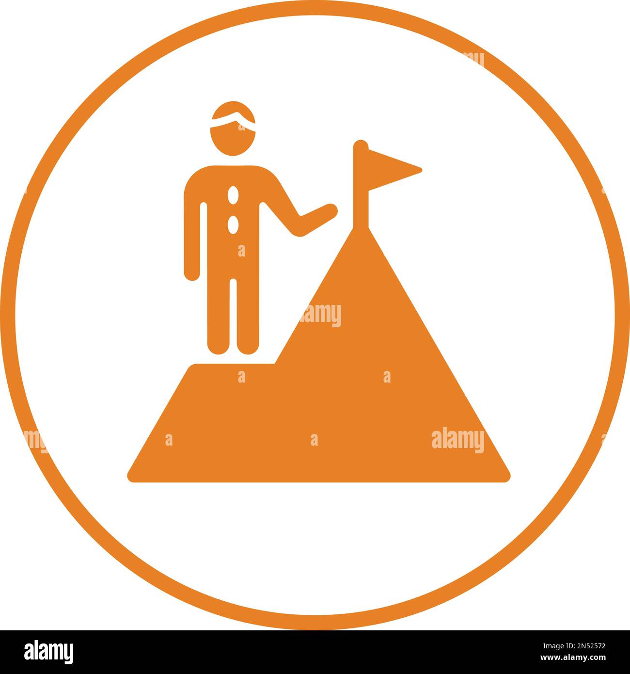 Accomplished, mission icon - Use for commercial purposes, print media ...