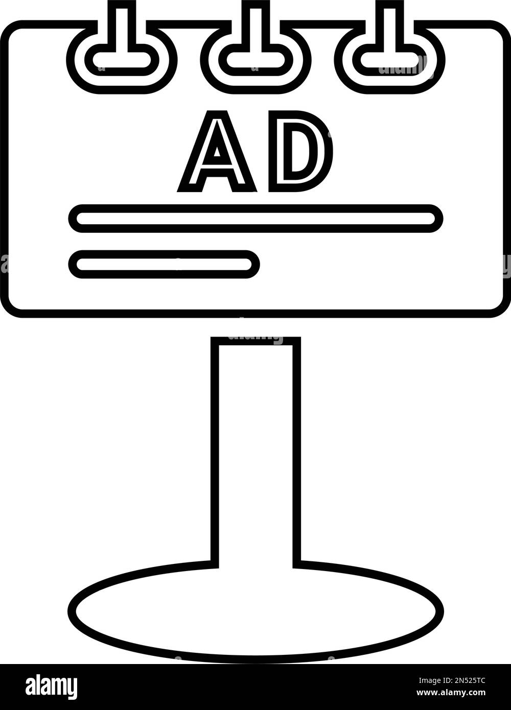 Ad, board, advertising icon - Use for commercial purposes, print media ...