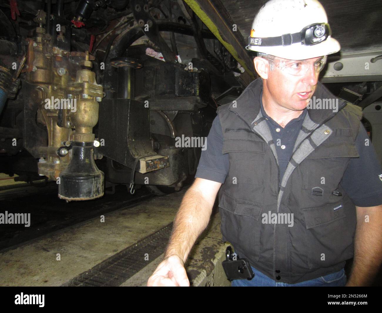 In this March 14, 2014 photo, Ed Dickens Jr., senior manager of ...