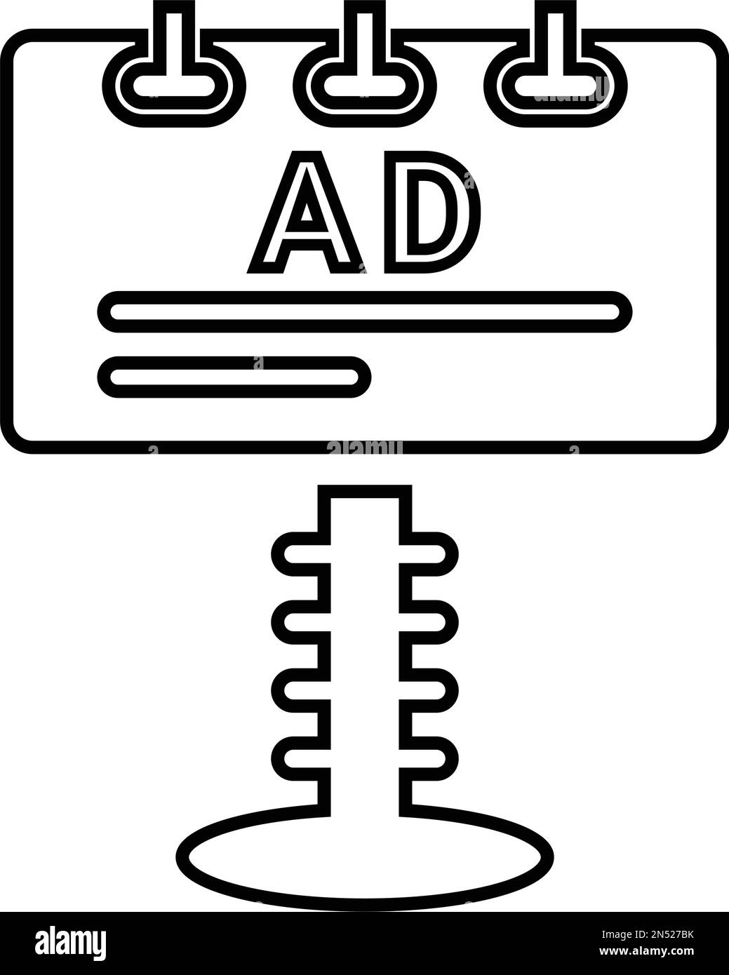 Ad, board, sign, media icon - Use for commercial purposes, print media ...