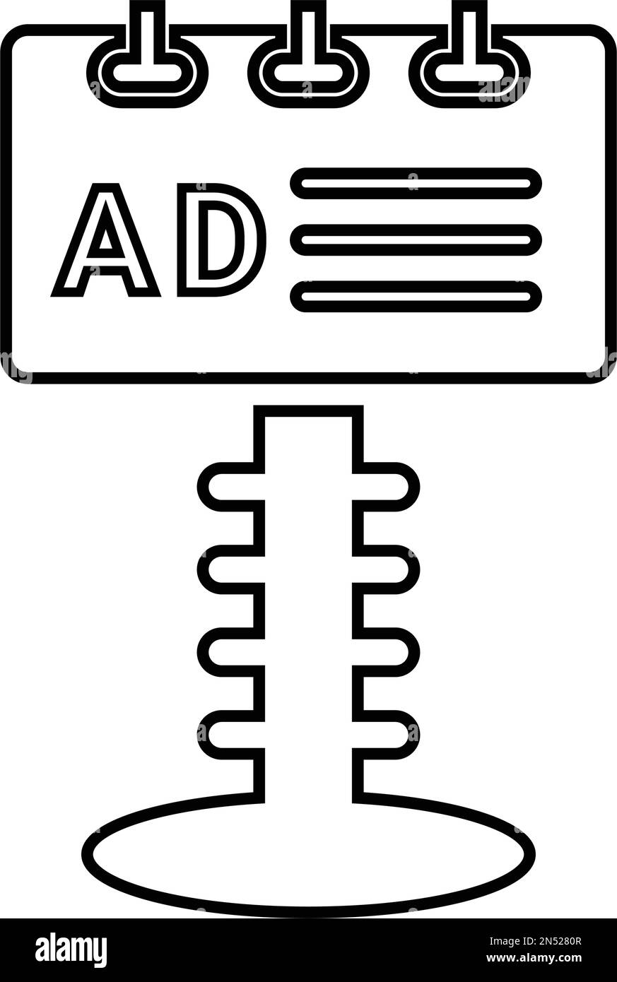 Ad, board, business icon - Use for commercial purposes, print media ...