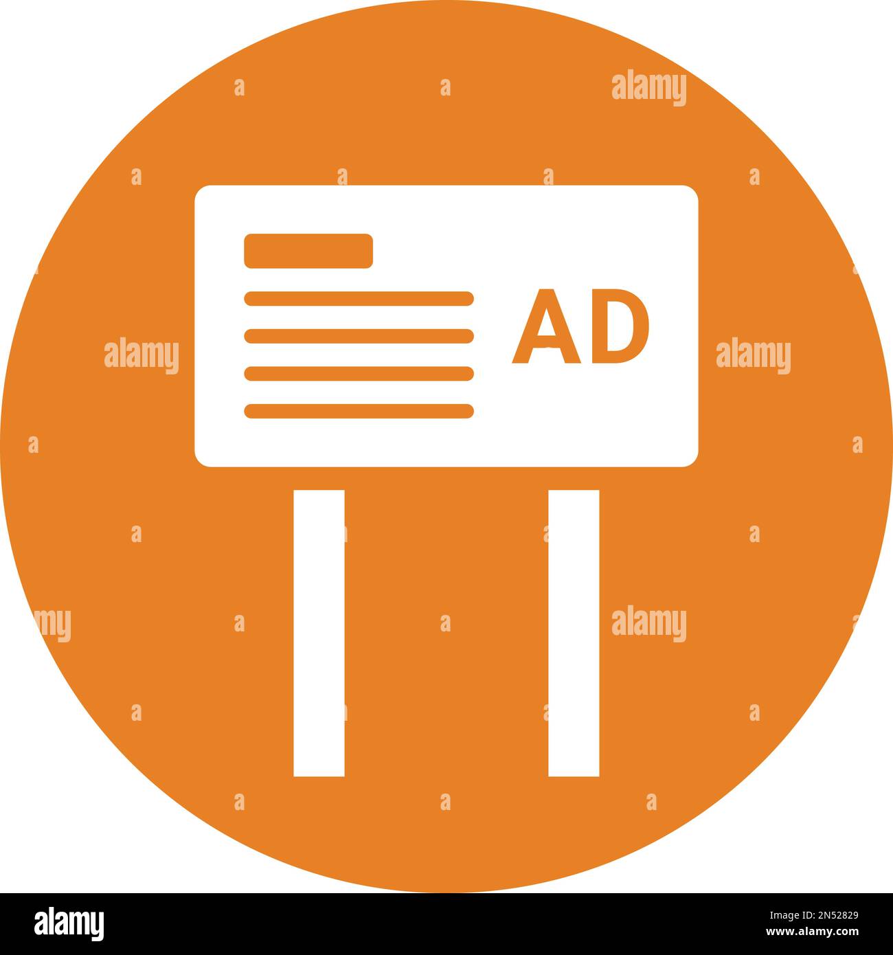 Ad, sign, billboards icon - Use for commercial purposes, print media ...