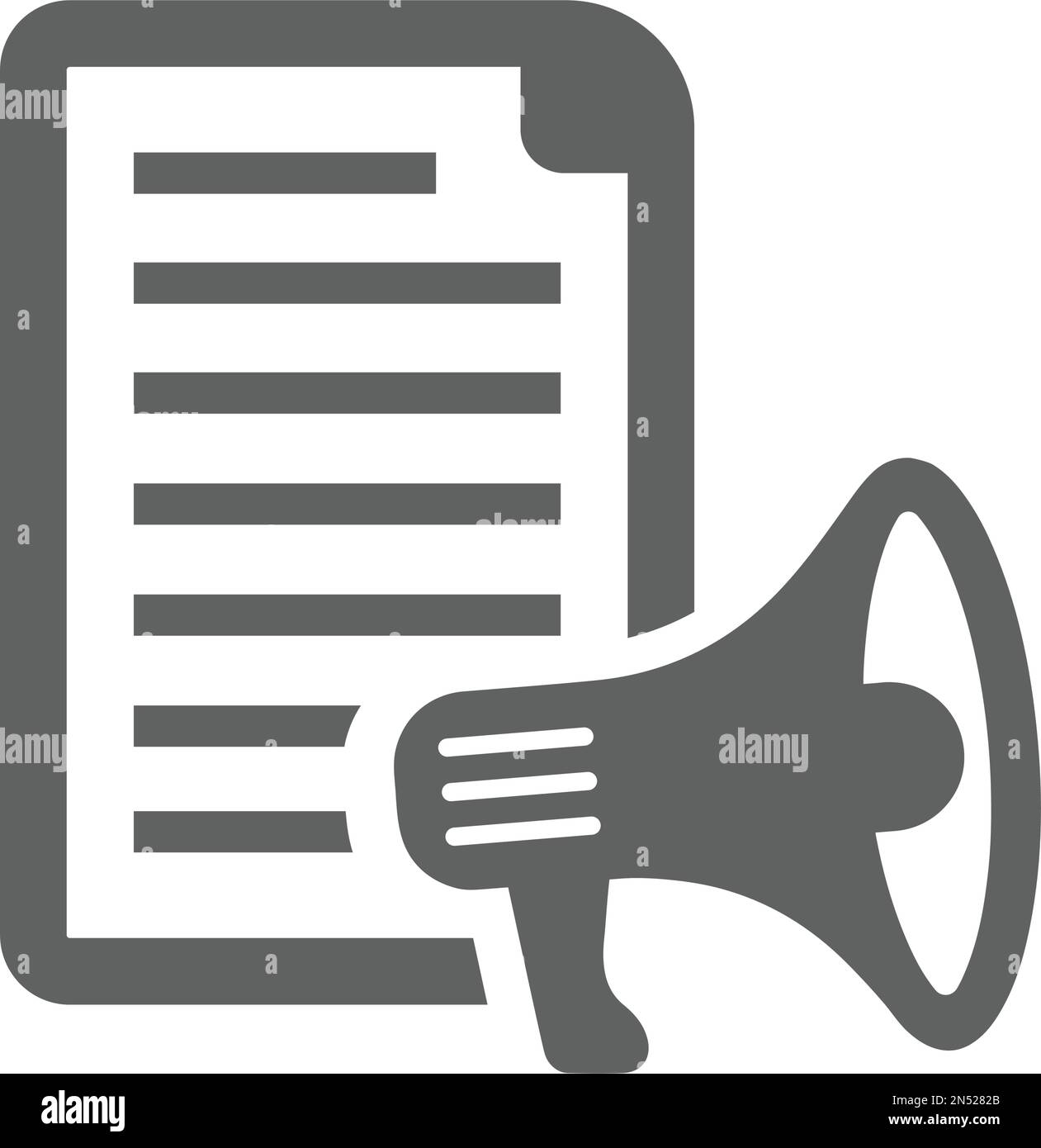 Ad, newspaper, promotion icon - Use for commercial purposes, print ...