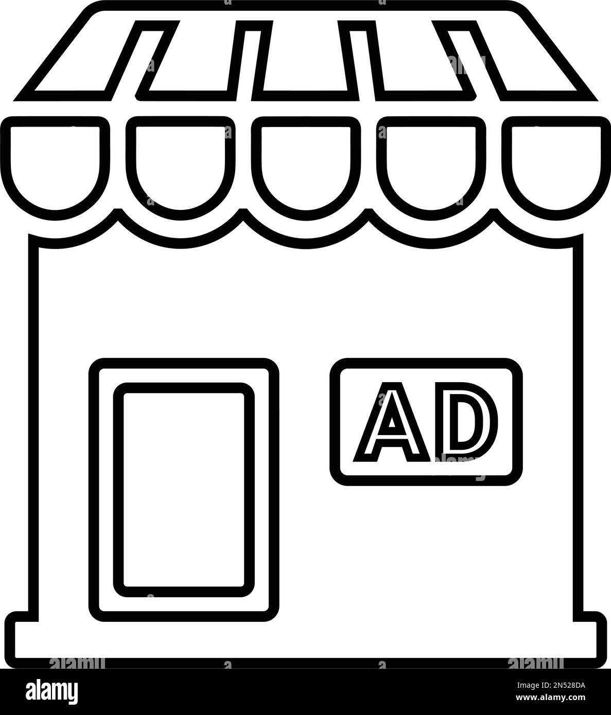 Sign on cafe window Black and White Stock Photos & Images - Alamy