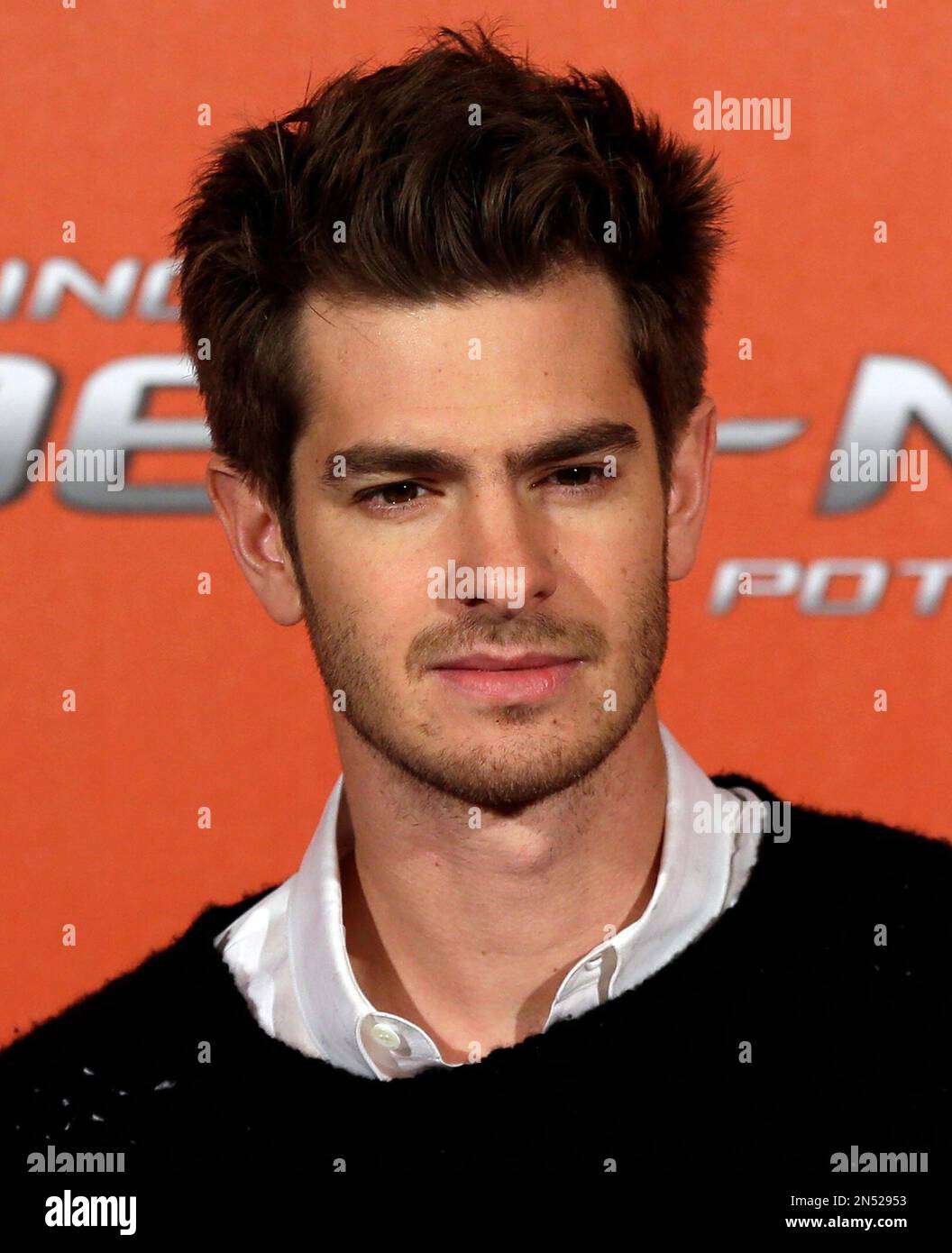 Actor Andrew Garfield poses for photographers during a photo call of ...