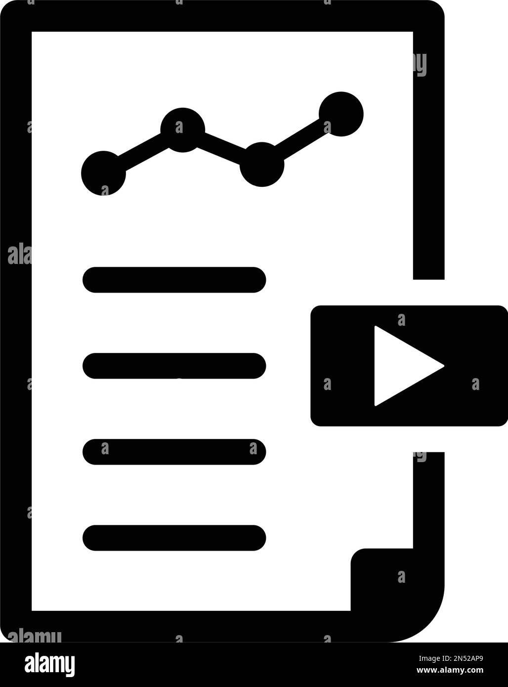 Report, analysis, overview icon - Use for commercial purposes, print media, web or any type of ...