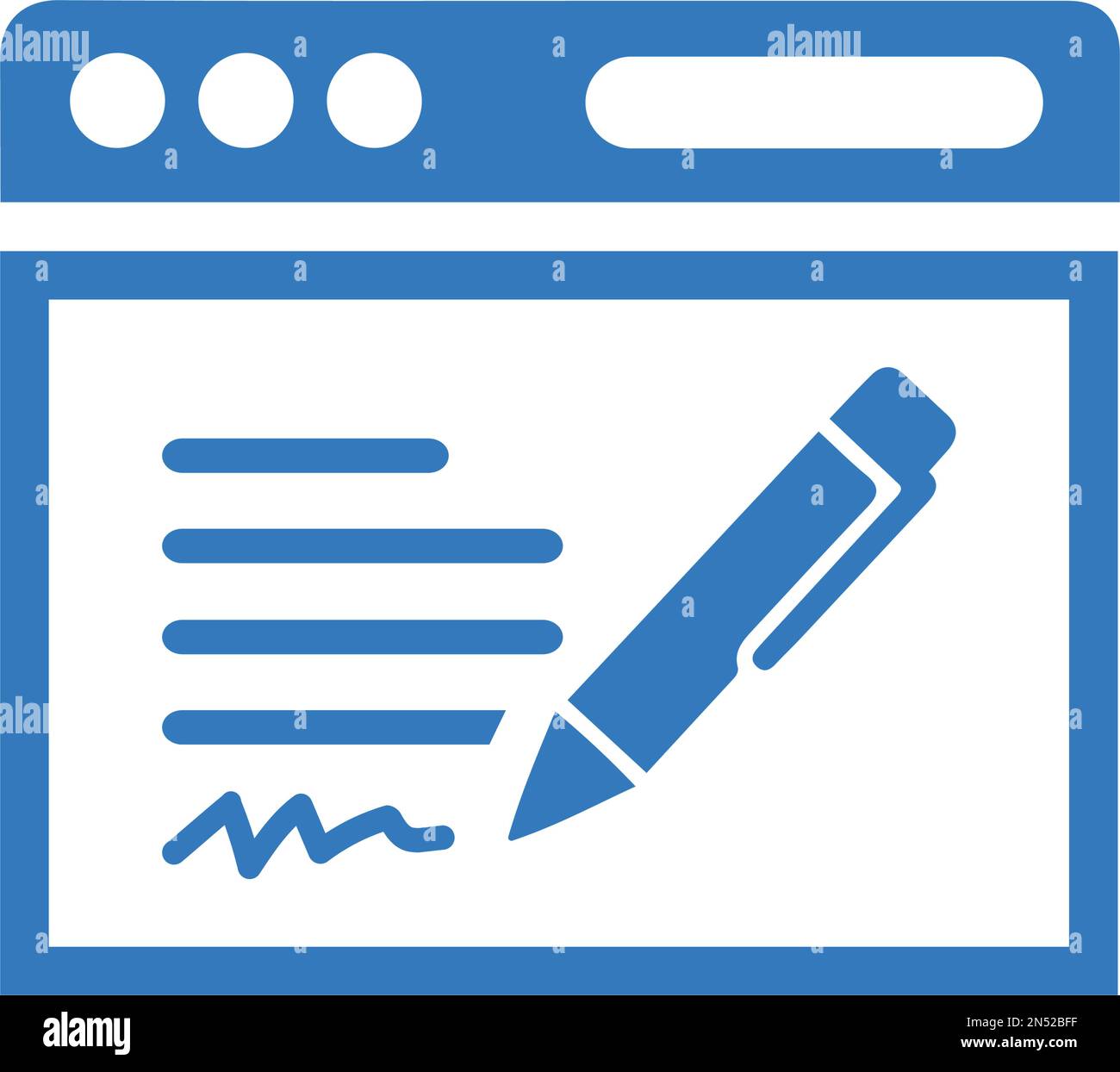 Article writing icon. Editable Vector design using in commercial ...