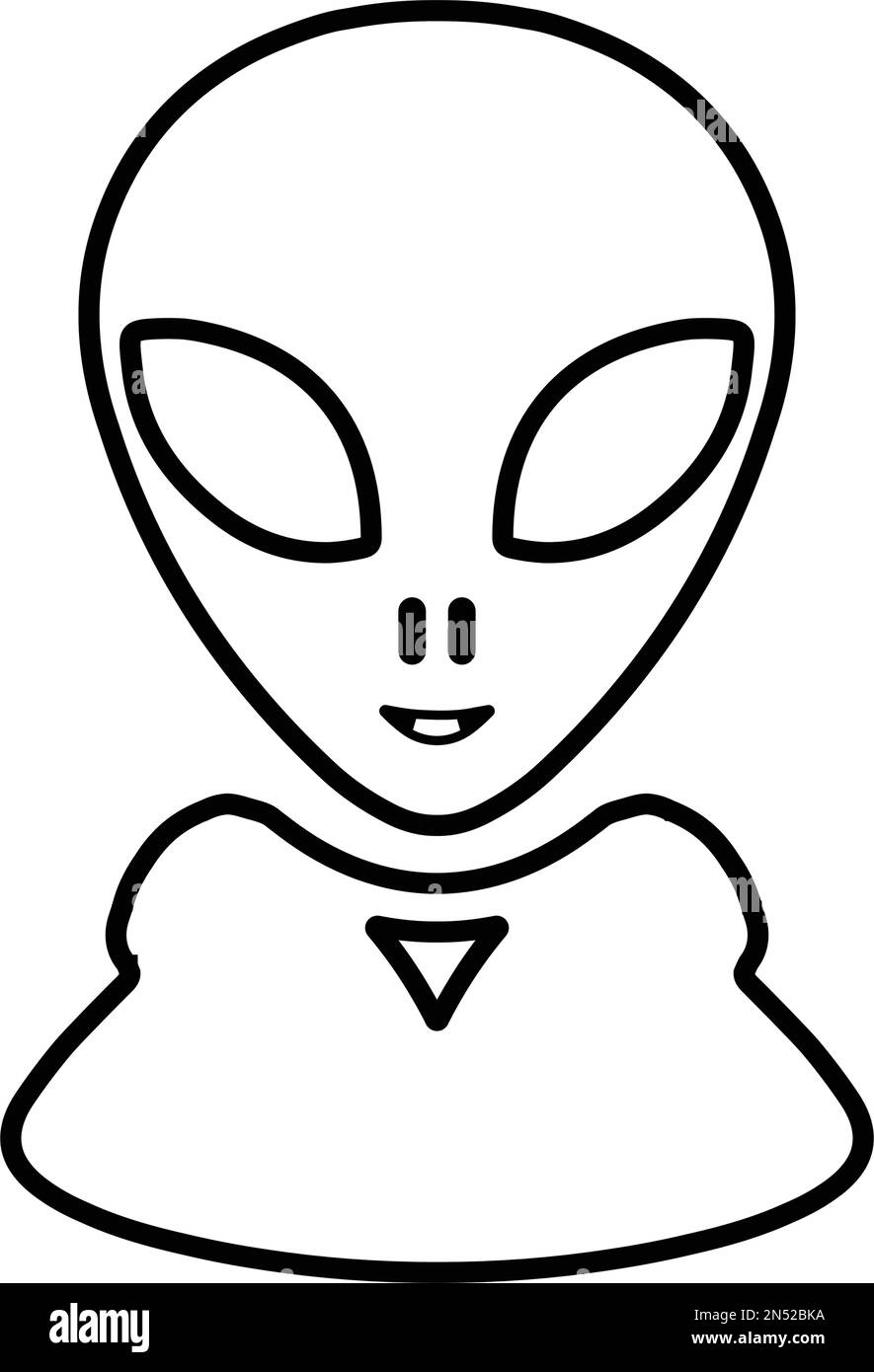 Alien, creature icon - Use for commercial purposes, print media, web or ...