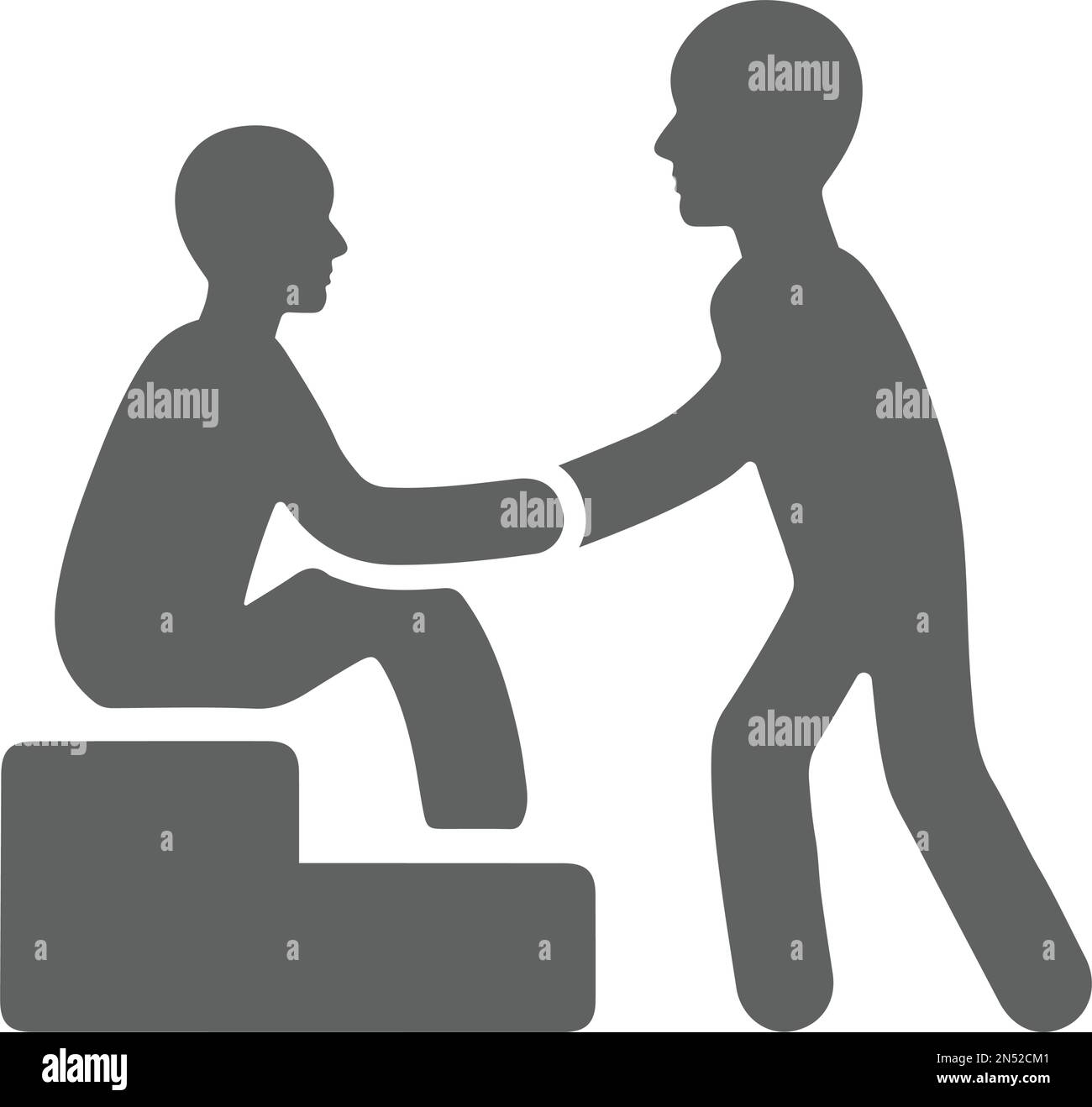 Physical support, assistance icon - Use for commercial purposes, print ...