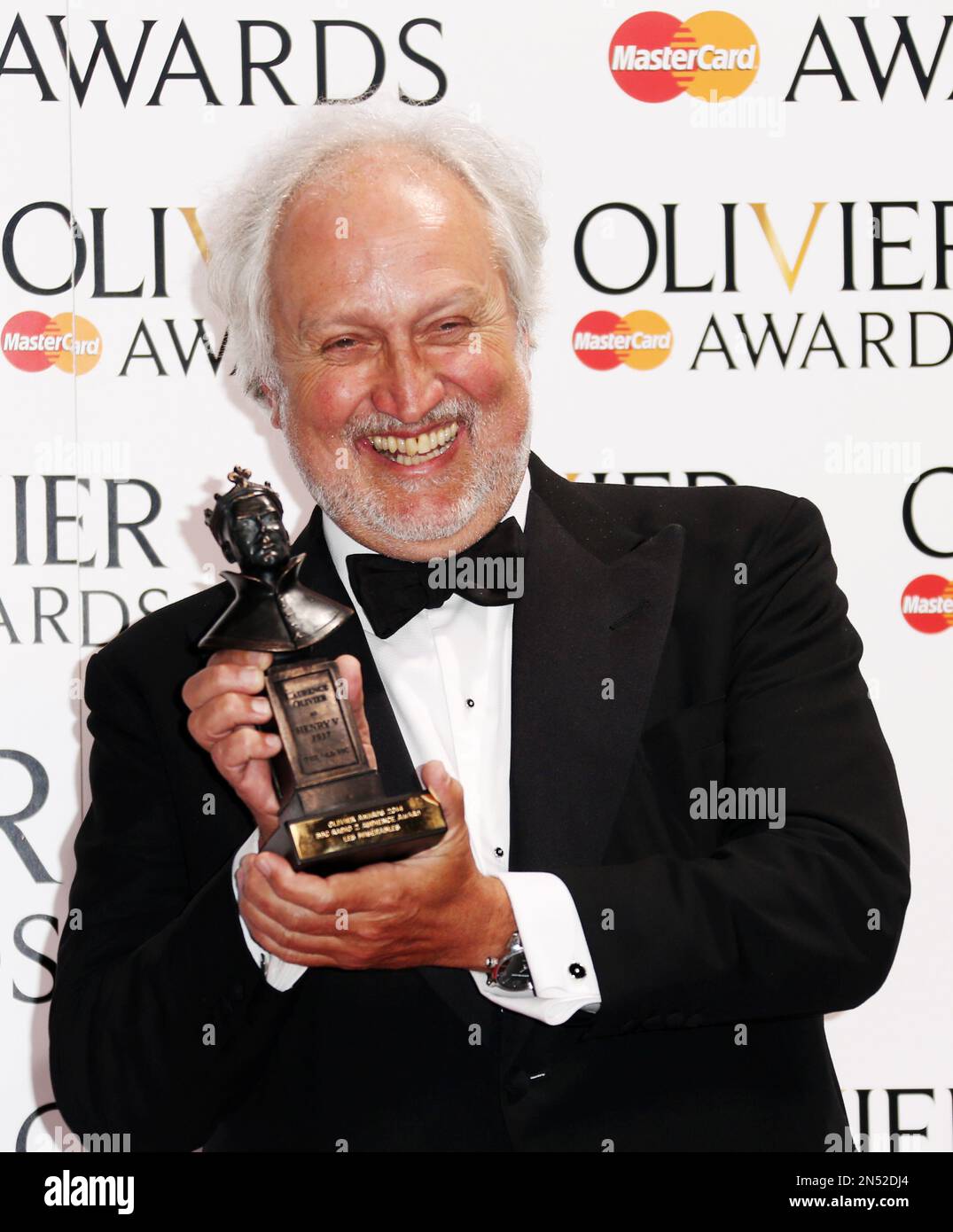 British producer Nick Allott holds the award for BBC Radio 2 Audience ...