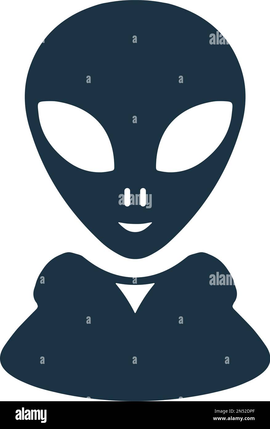 Alien, creature icon - Use for commercial purposes, print media, web or ...