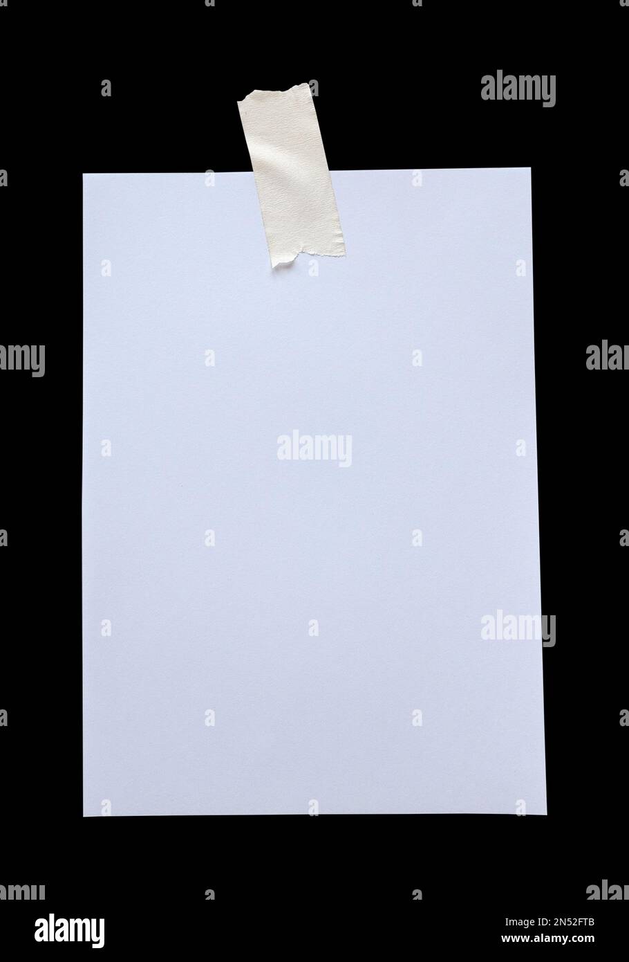 Torn paper stuck with tape hi-res stock photography and images - Alamy