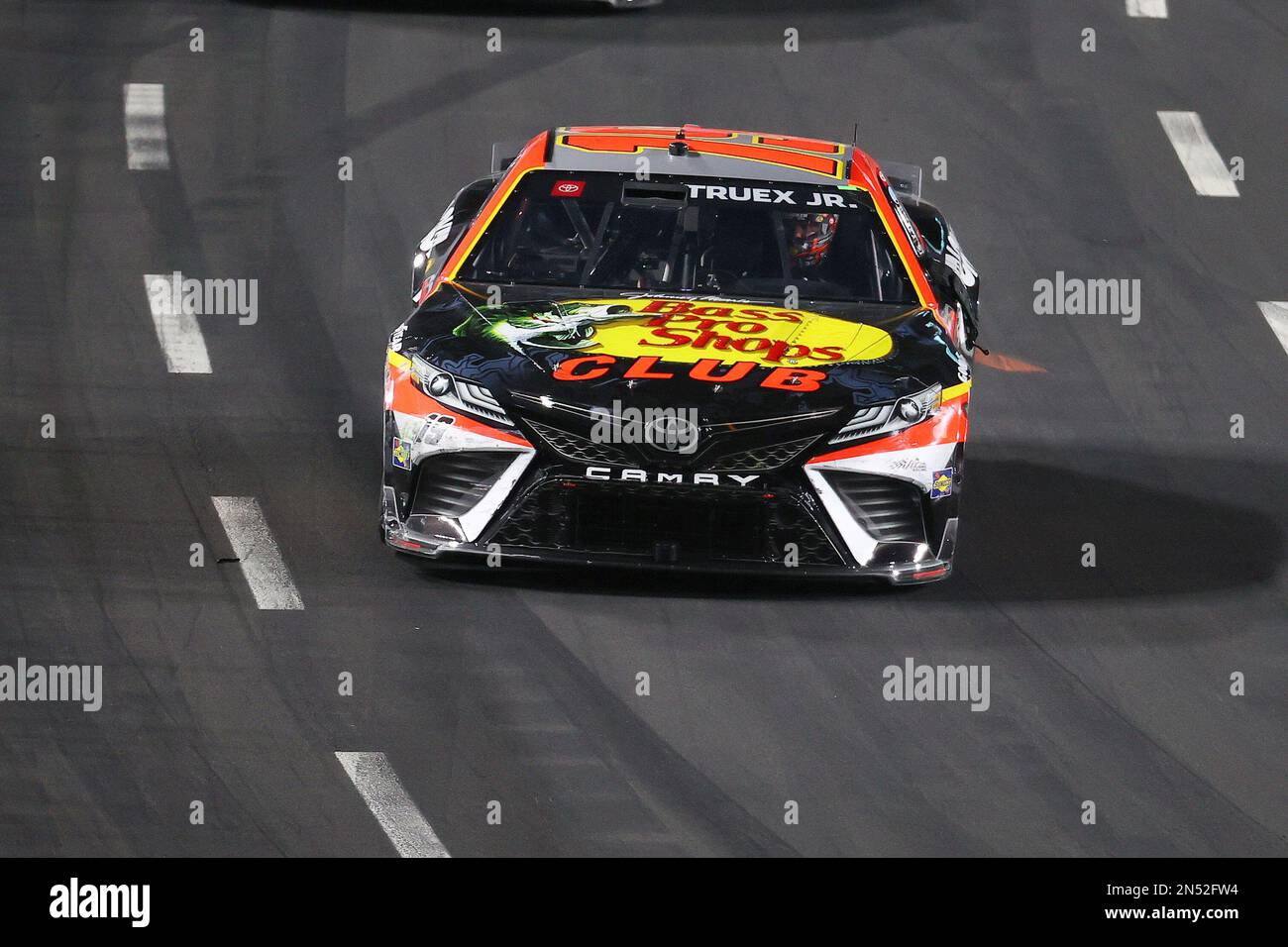 NASCAR Cup Series driver Martin Truex Jr. (19) races during the Busch ...