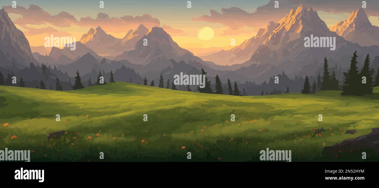 Altitude highlands Stock Vector Images - Alamy