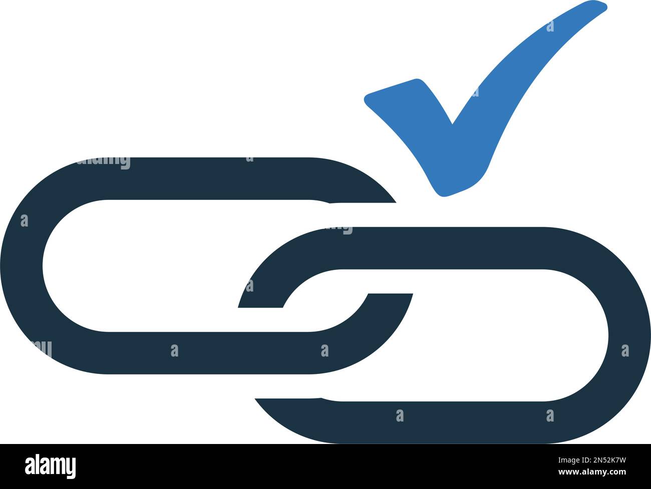 Backlink, checker icon is isolated on white background. Use for graphic ...